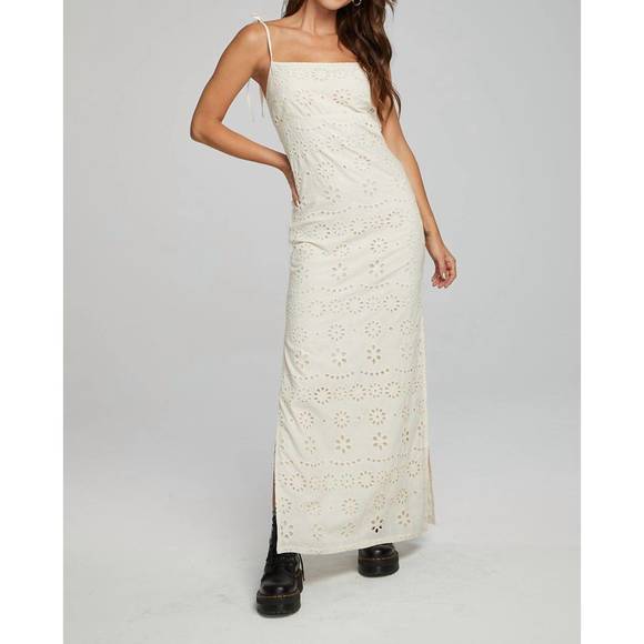 Chaser | Dresses | New Chaser Palisades Maxi Dress In Gardenia | Poshmark